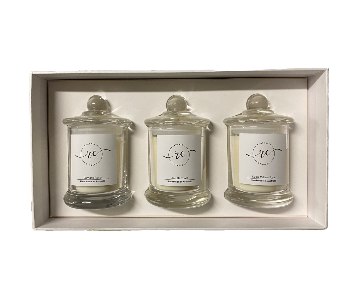 Trio Candle Pack - Mini Candles in a Beautiful Gift Box – Randall's Candles